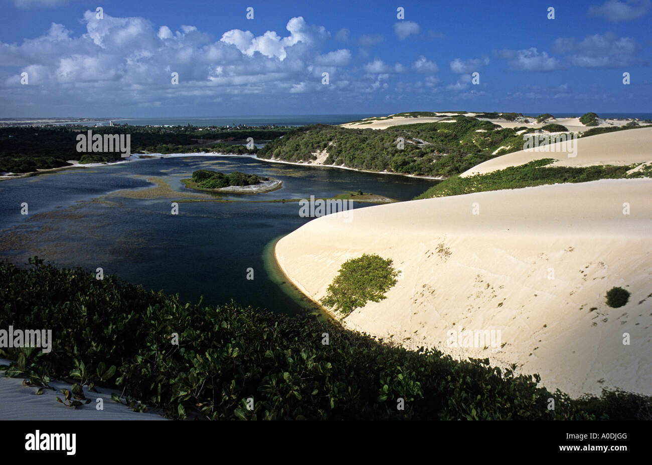 Lagoon Genipabu Natal Area Brazil Stock Photo - Alamy