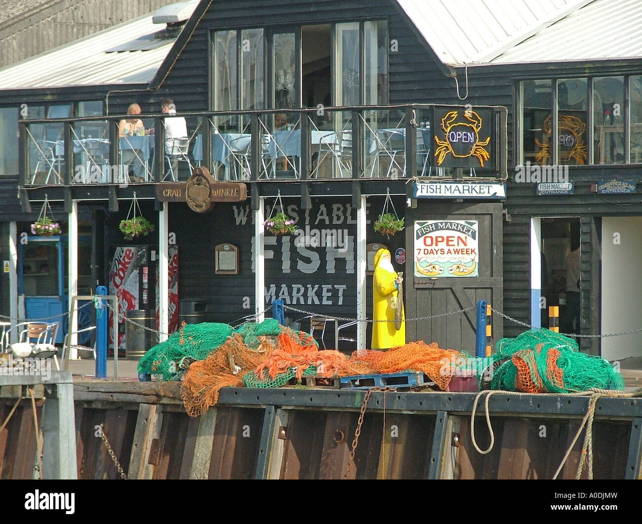 Whitstable fish market, Whitstable, Kent, England UK Stock Photo - Alamy