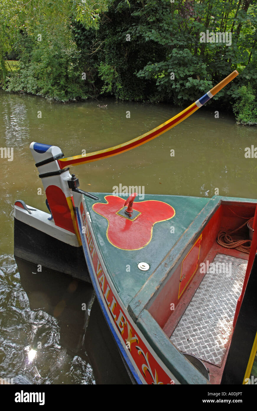Stern english narrow boat traditional hi-res stock photography and ...