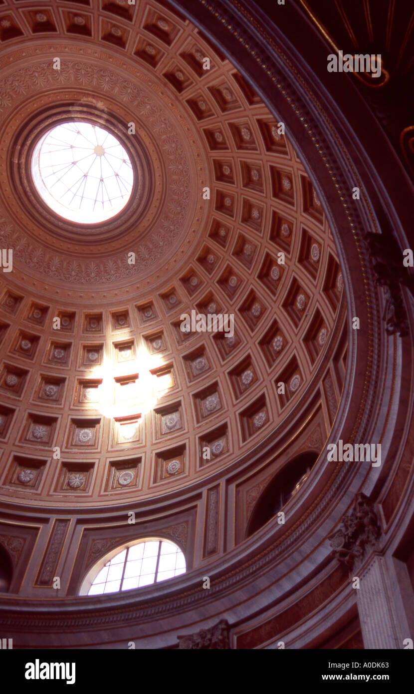 Ceiling of the Pantheon Rome Stock Photo - Alamy