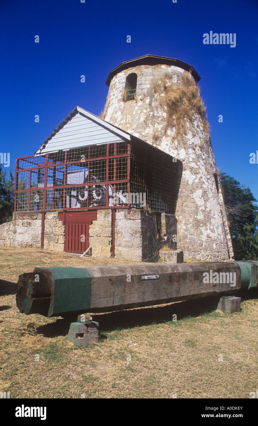 Morgan Lewis Mill, St Andrew, Barbados Stock Photo - Alamy