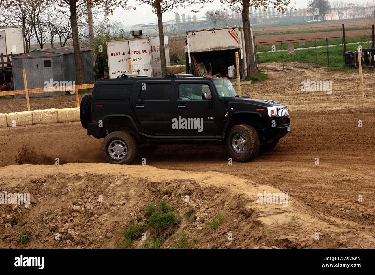 hummer fast turn Stock Photo - Alamy