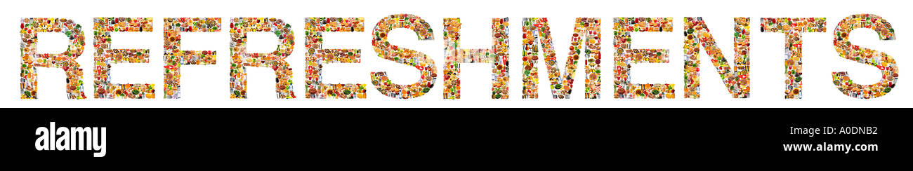 Refreshments signage hi-res stock photography and images - Alamy