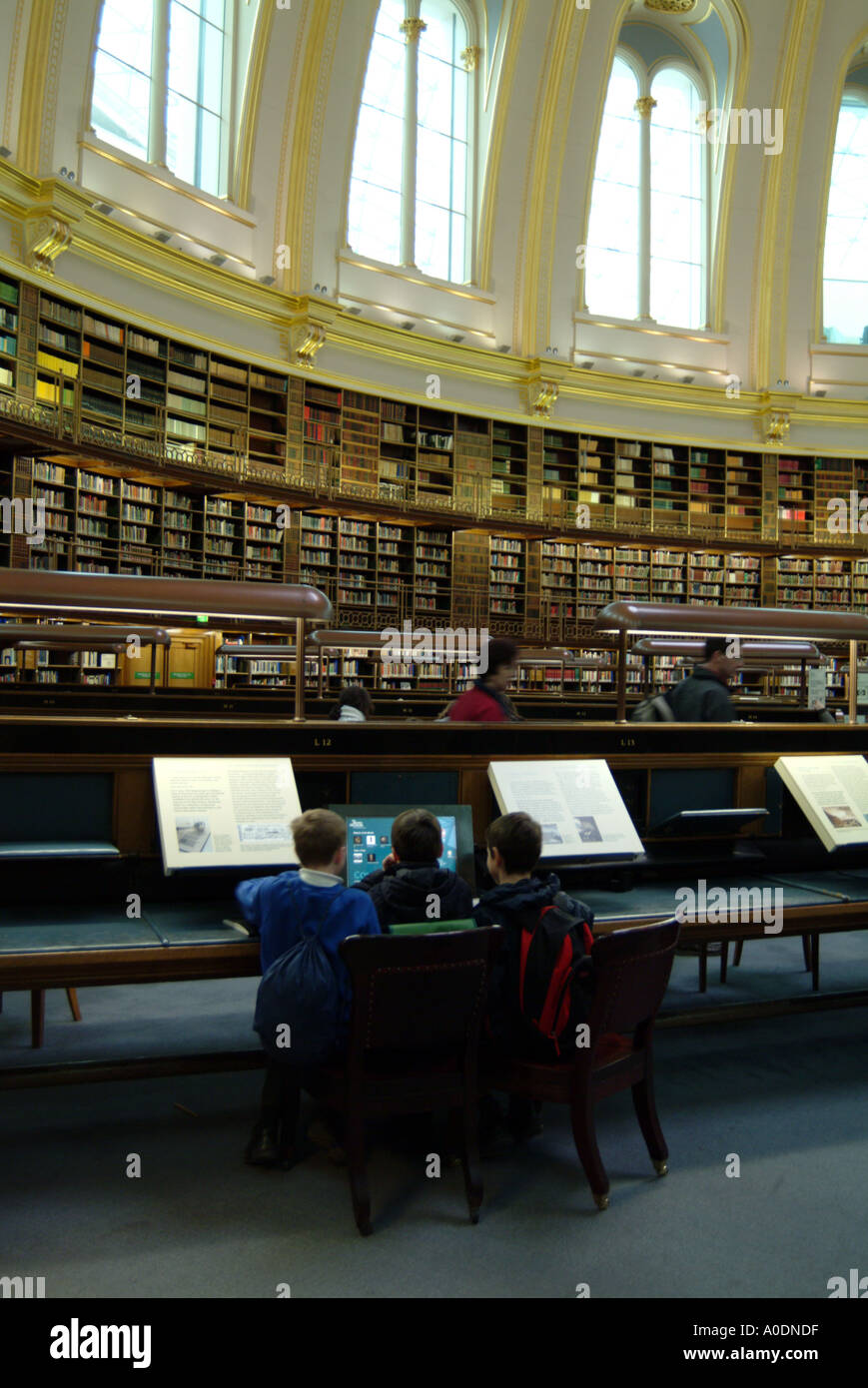 The British Museum London England UK The reading Room Stock Photo - Alamy