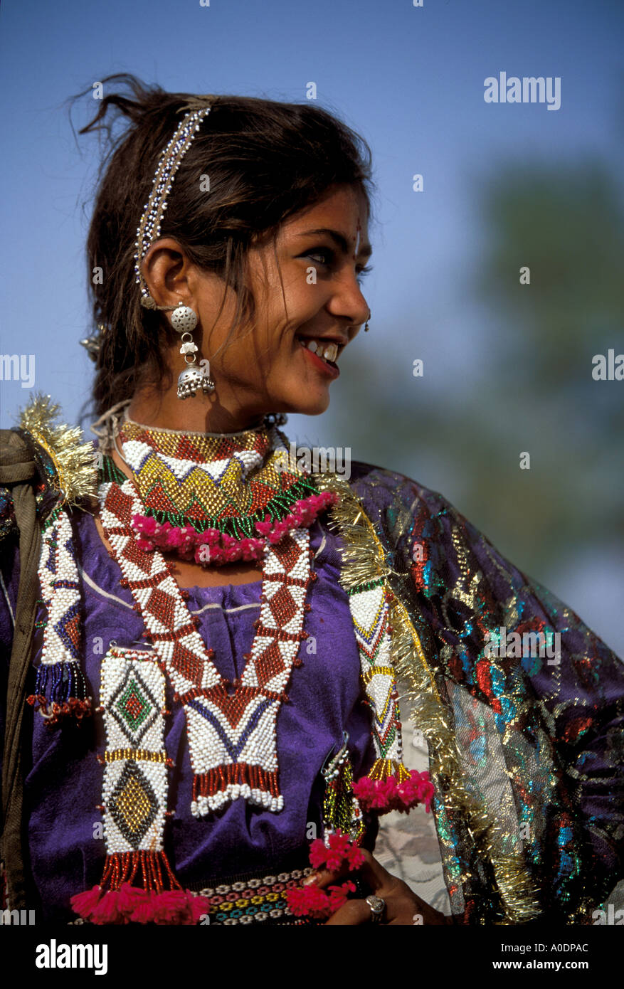 Young Kalbeliya Gypsy dancer Nomadic Indigenous People of the Rajasthan ...