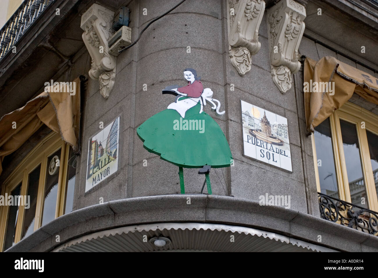 Plaza mayor madrid street sign hi-res stock photography and images - Alamy