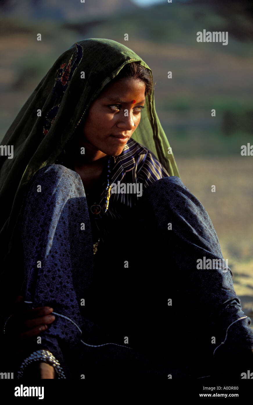 Bauriya Gypsy Girl Pushkar Rajasthan desert India Stock Photo - Alamy