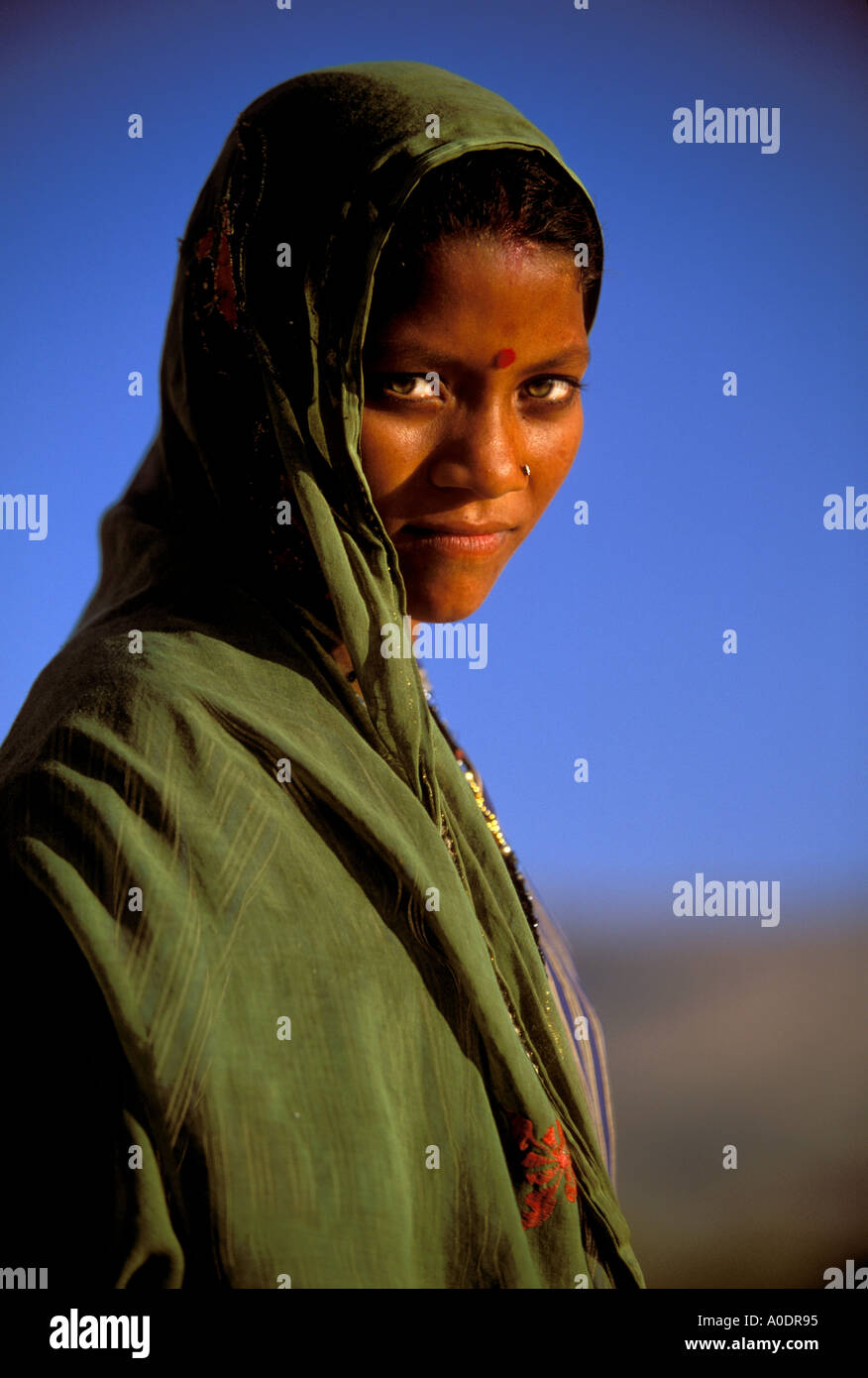 Bauriya Gypsy Girl Pushkar Rajasthan desert India Stock Photo - Alamy