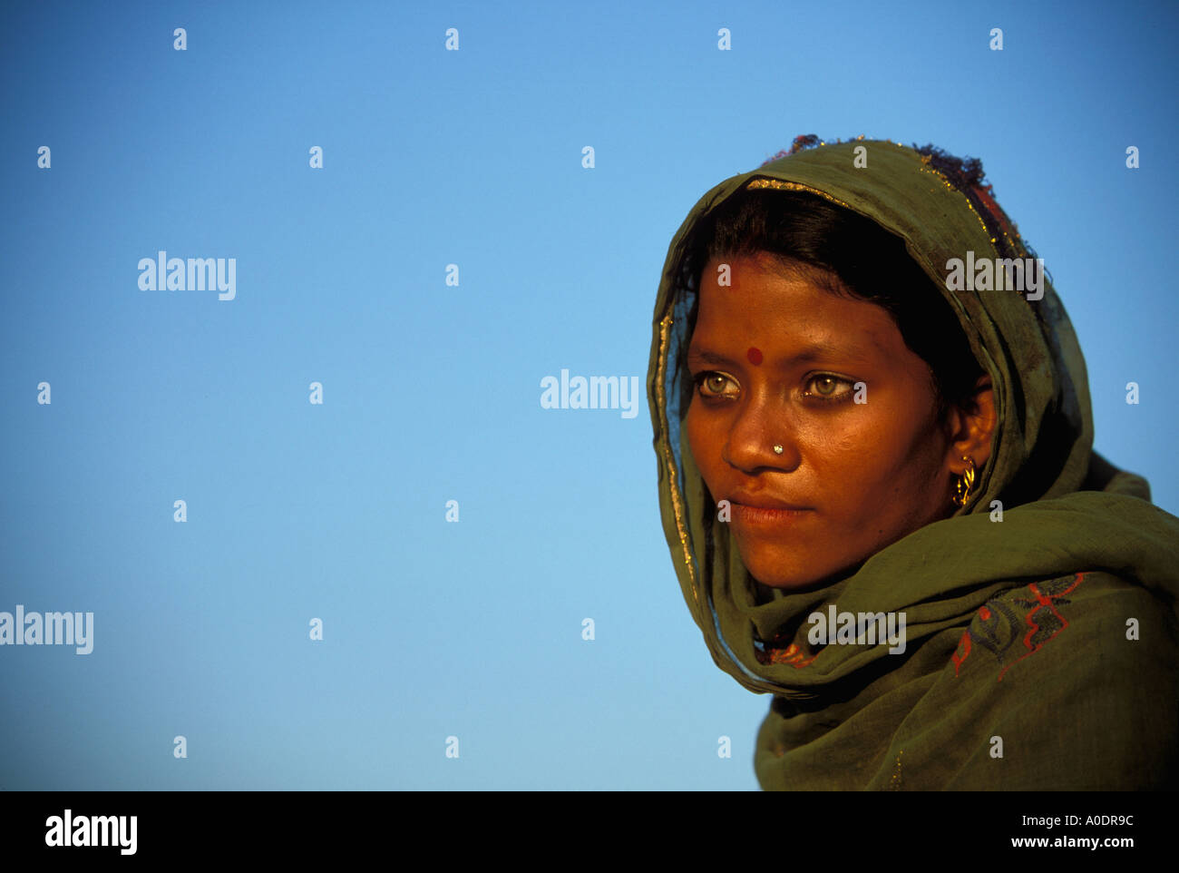 Bauriya Gypsy Girl Pushkar Rajasthan desert India Stock Photo - Alamy
