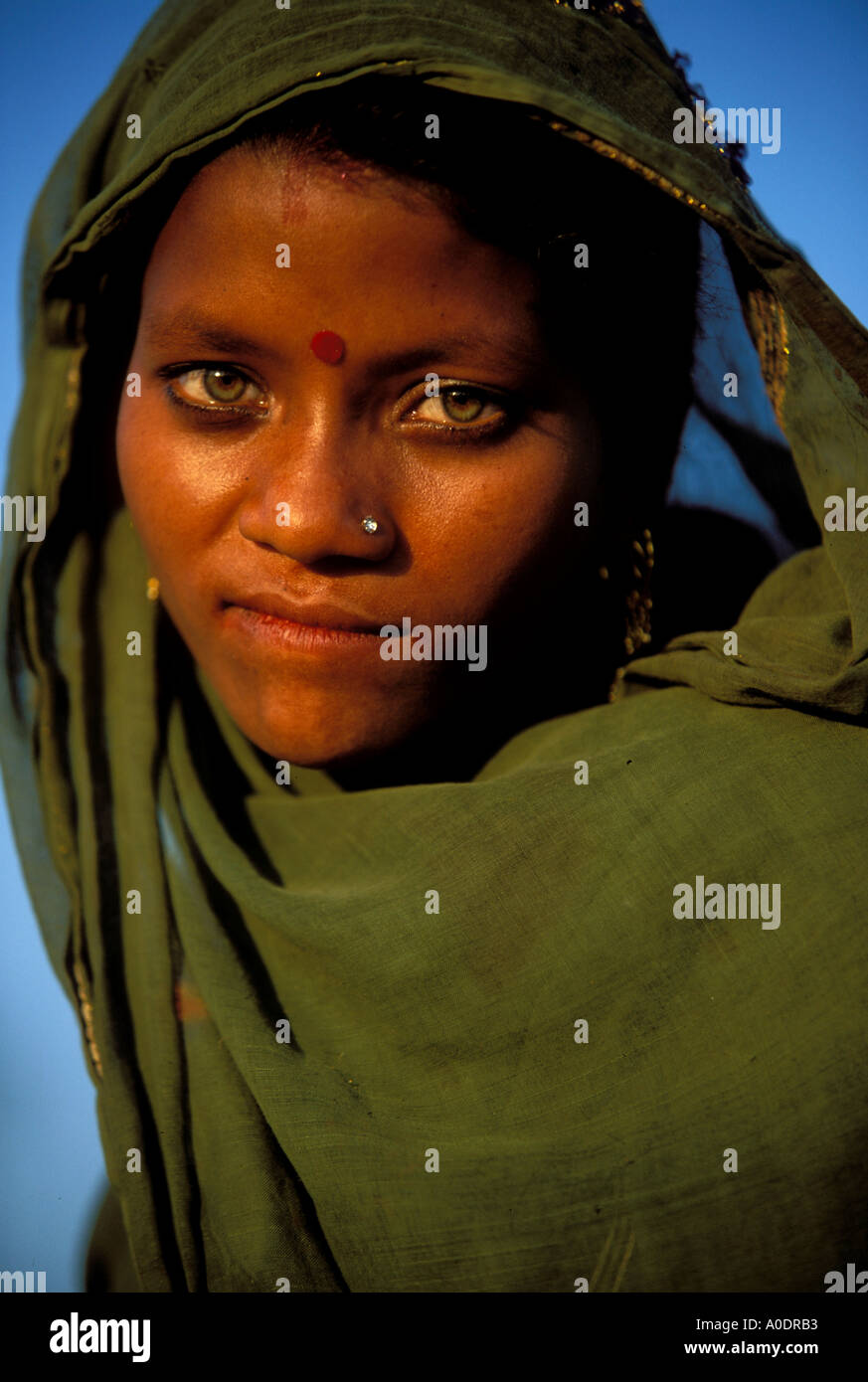 Bauriya Gypsy Girl Pushkar Rajasthan desert India Stock Photo - Alamy