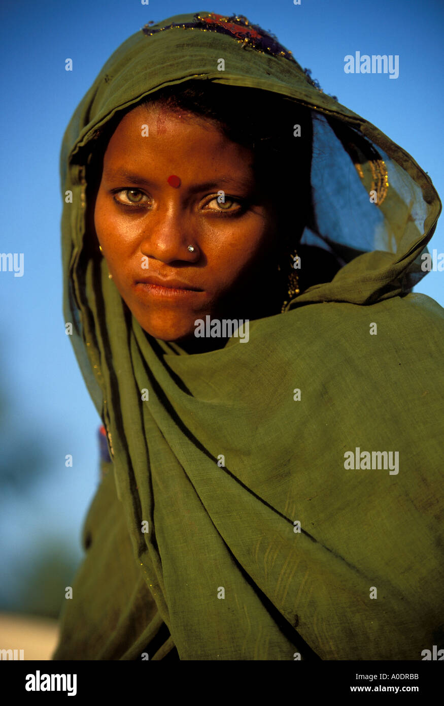 Bauriya Gypsy Girl Pushkar Rajasthan desert India Stock Photo - Alamy