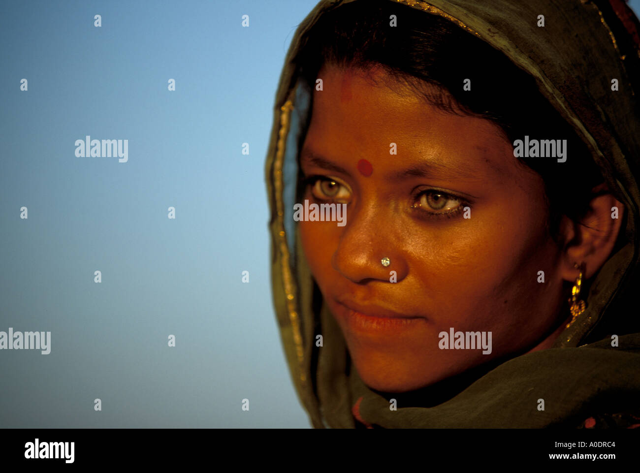 Bauriya Gypsy Girl Pushkar Rajasthan desert India Stock Photo - Alamy