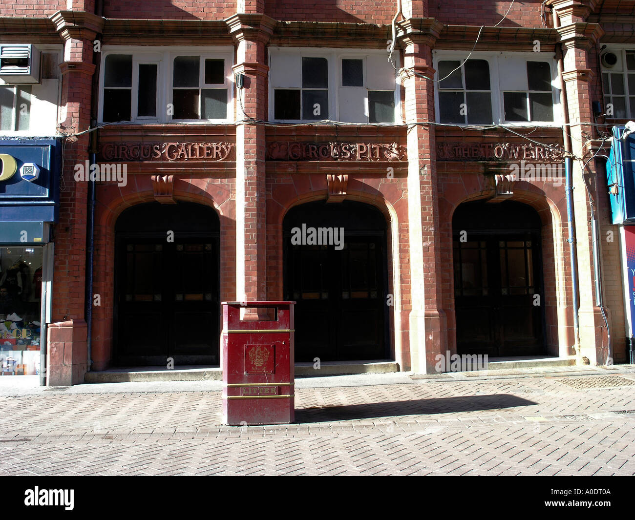 Entrance to Blackpool Tower and circus Stock Photo - Alamy