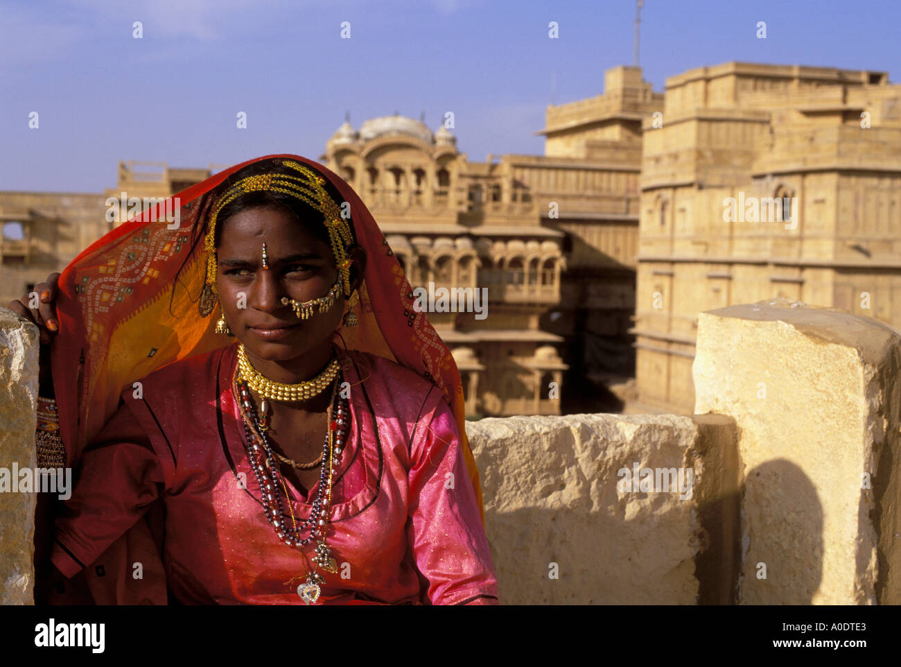 Portrait of a Beautiful Bopa gypsy nomadic woman of Rajasthan in ...