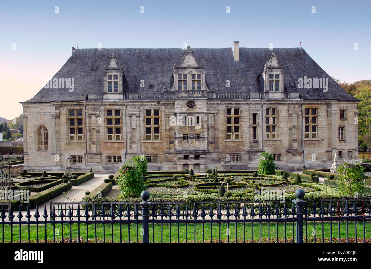 Renaissance chateau in Joinville built by Claude de Lorraine Stock ...