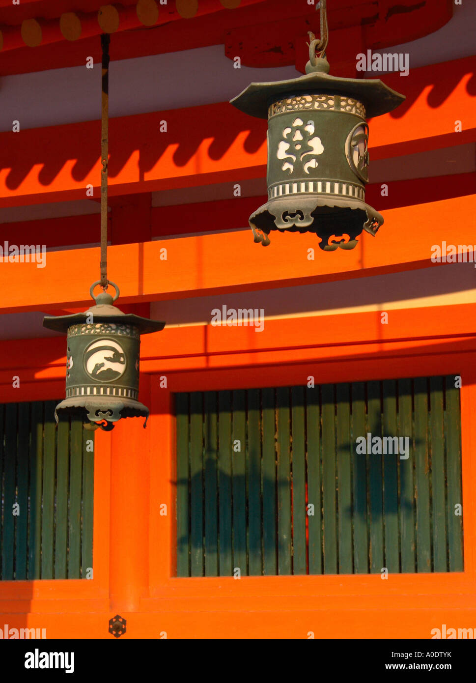 Japanese lanterns with shadows hi-res stock photography and images - Alamy