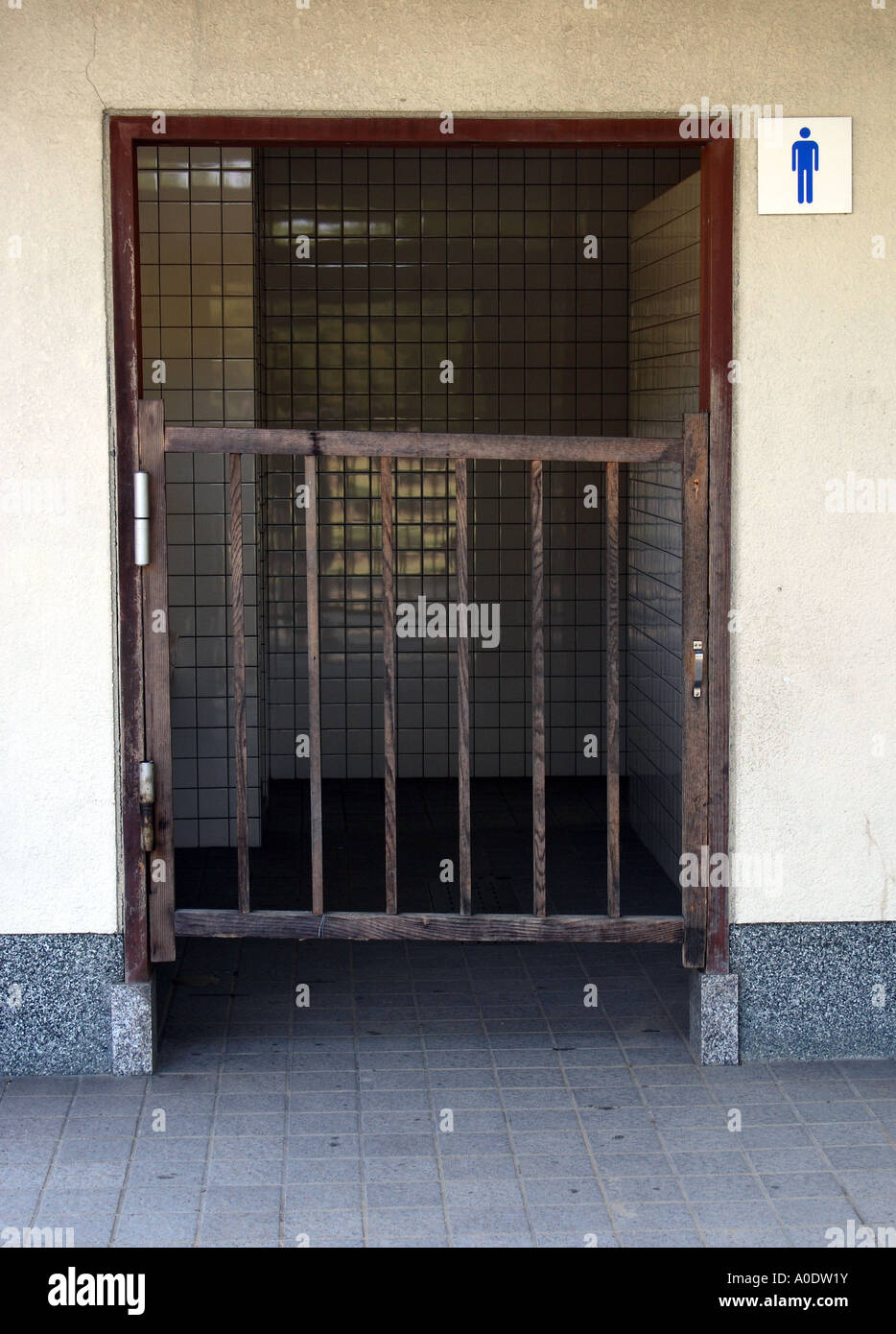 Entering toilet hi-res stock photography and images - Alamy