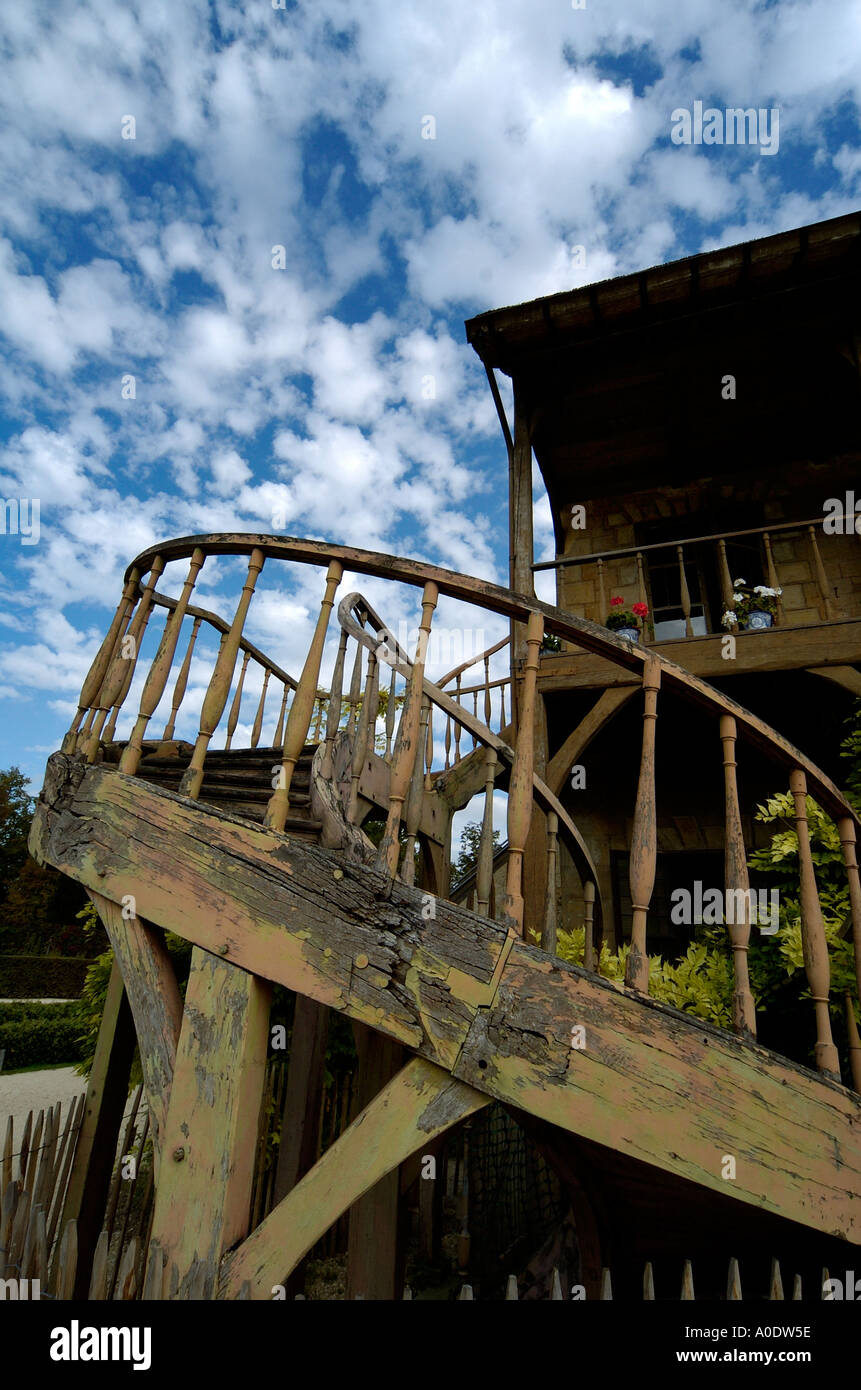 Old wooden terrace Stock Photo - Alamy