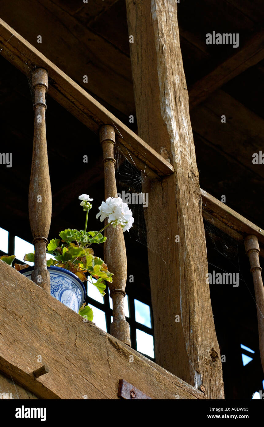 Set wooden stairs pathway hi-res stock photography and images - Alamy