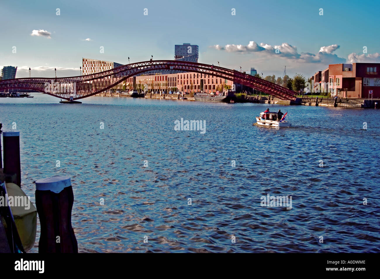 Borneo-Sporenburg bridge, a Pedestrian Bridge in East Amsterdam ...
