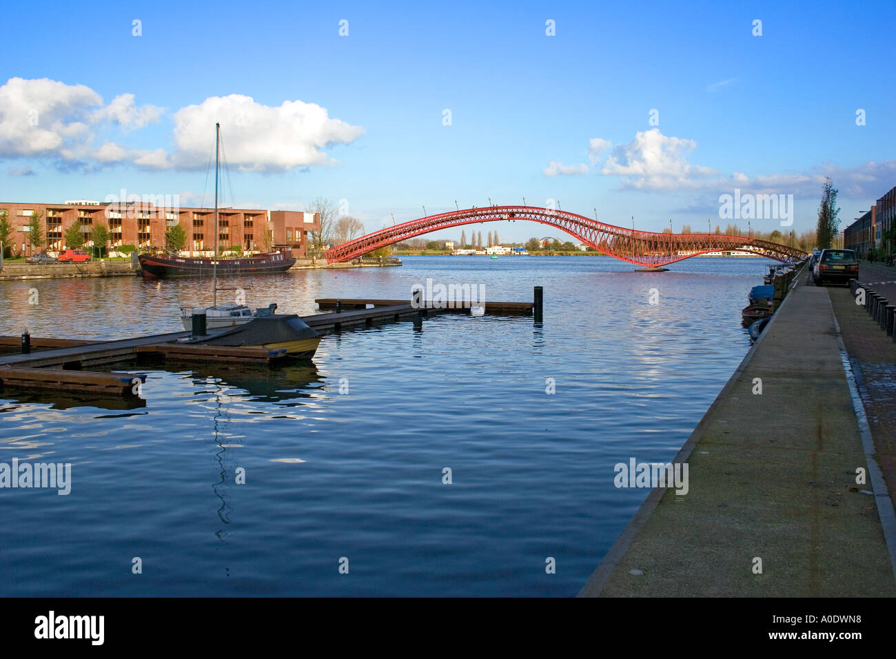Borneo-Sporenburg bridge, a Pedestrian Bridge in East Amsterdam ...