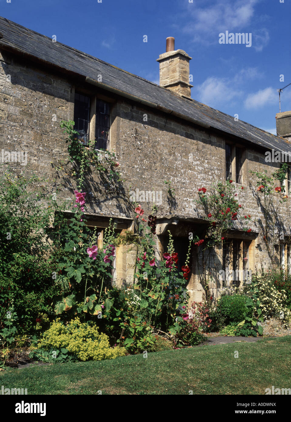 Cotswold cottages in Windrush a picturesque cotswold village on a ...