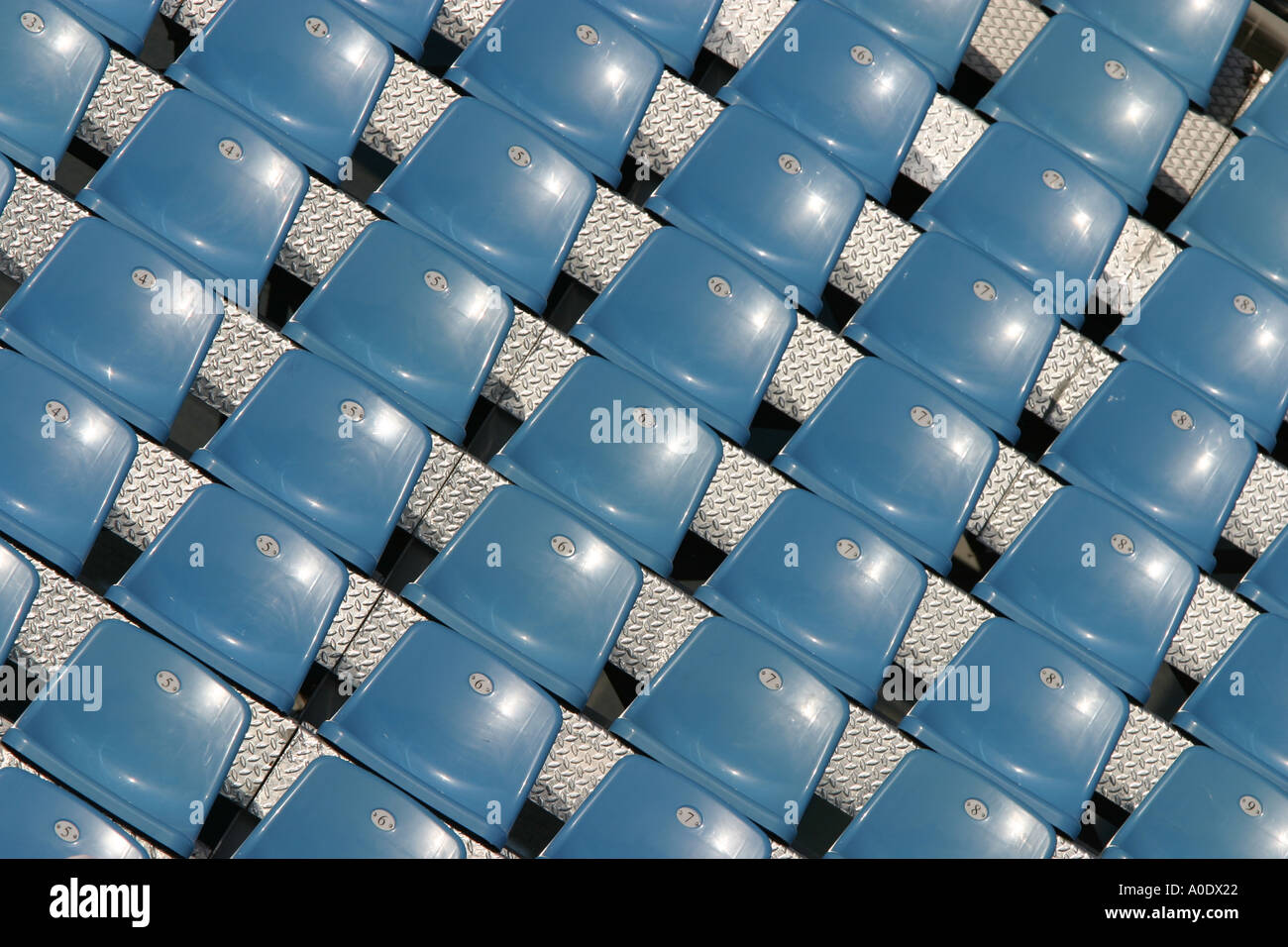 Empty stadium seats at the 2004 Athens Olympics Stock Photo - Alamy