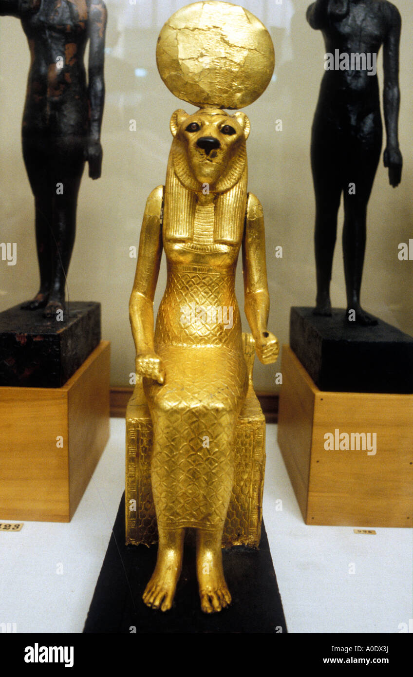 Memphis Lion Headed God Egyptian Museum Cairo Egypt Stock Photo - Alamy