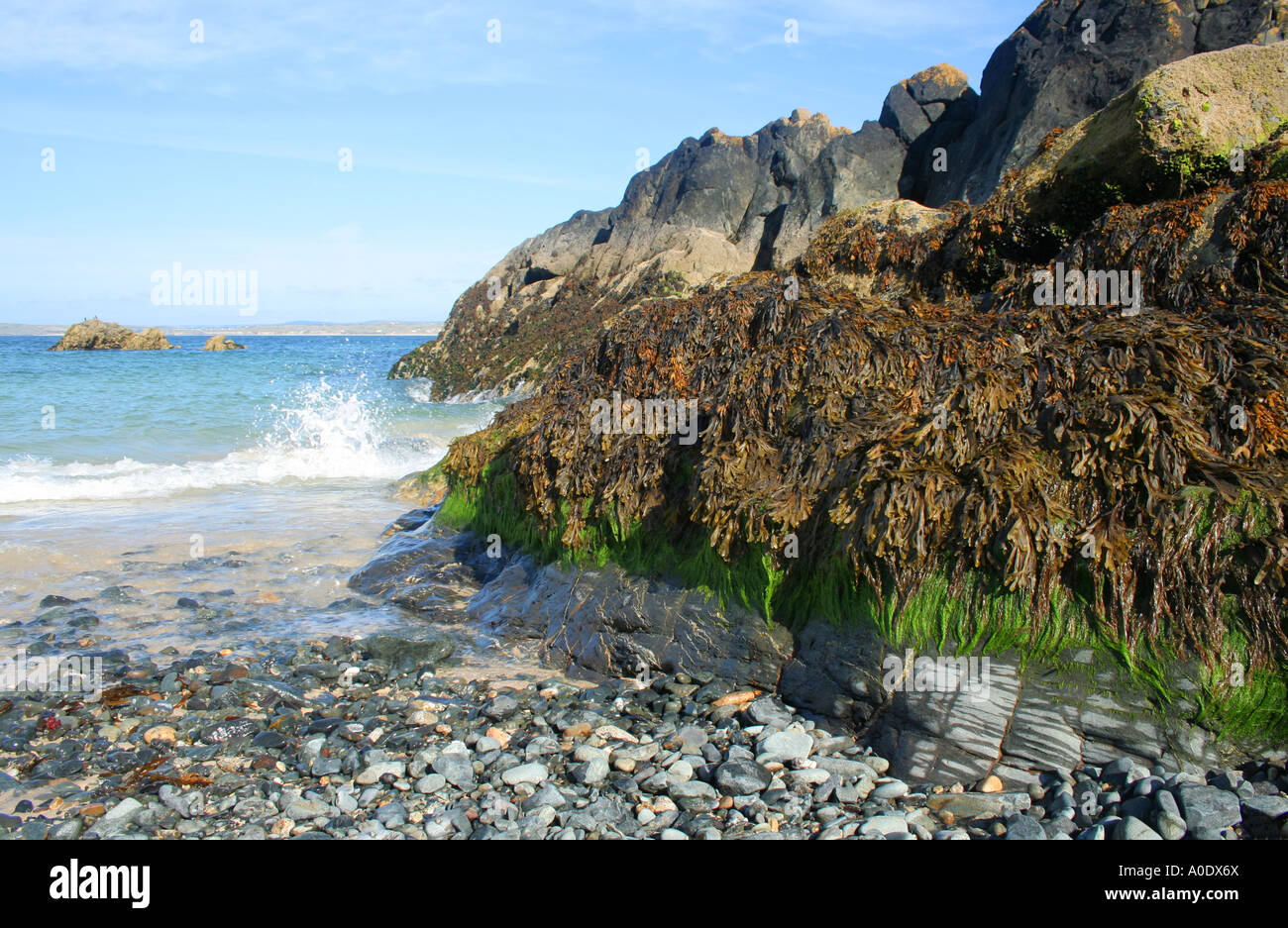 Wave Battered Rocks High Resolution Stock Photography and Images - Alamy