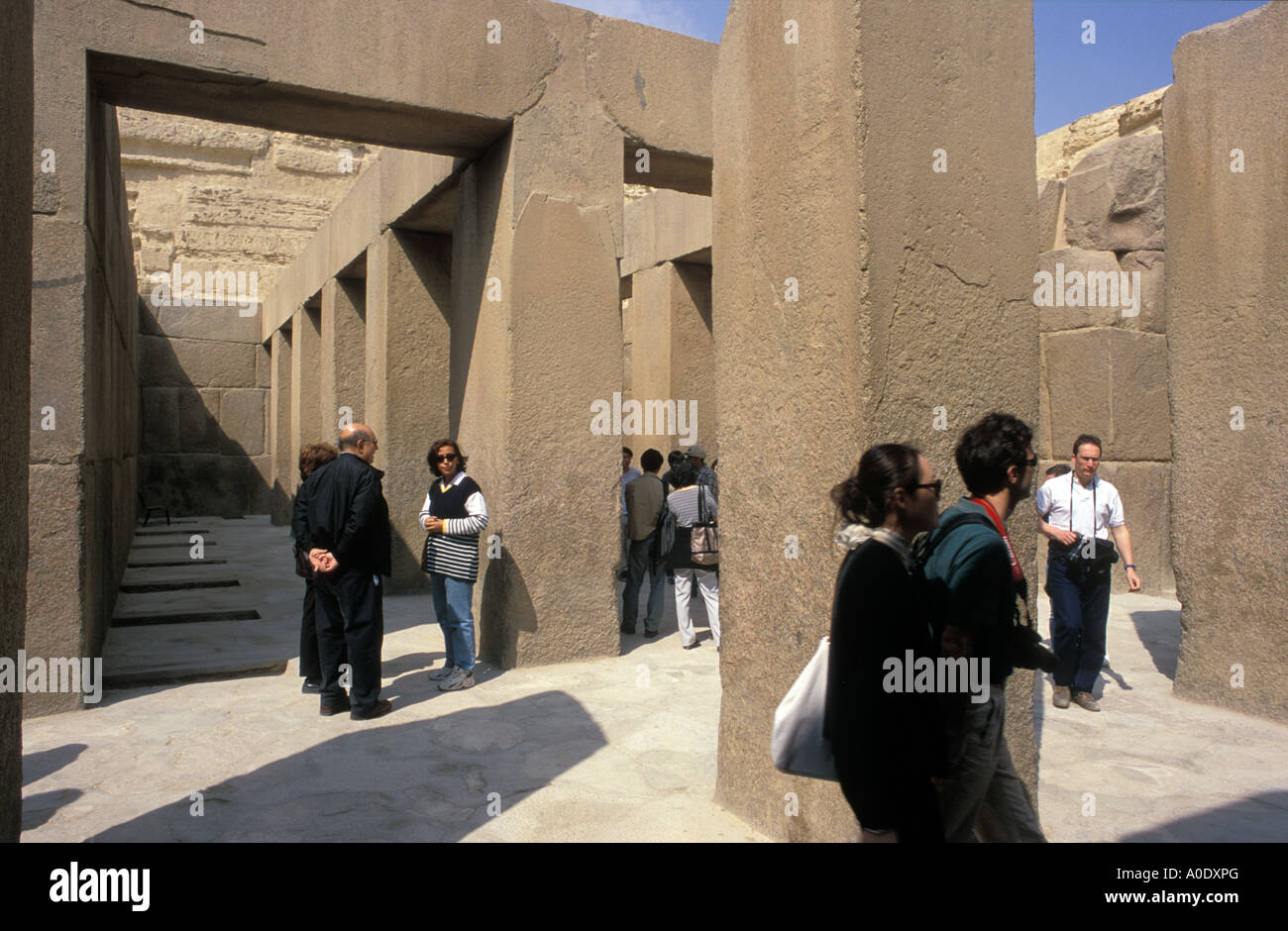 Mortuary Complex Giza Cairo Egypt Stock Photo - Alamy
