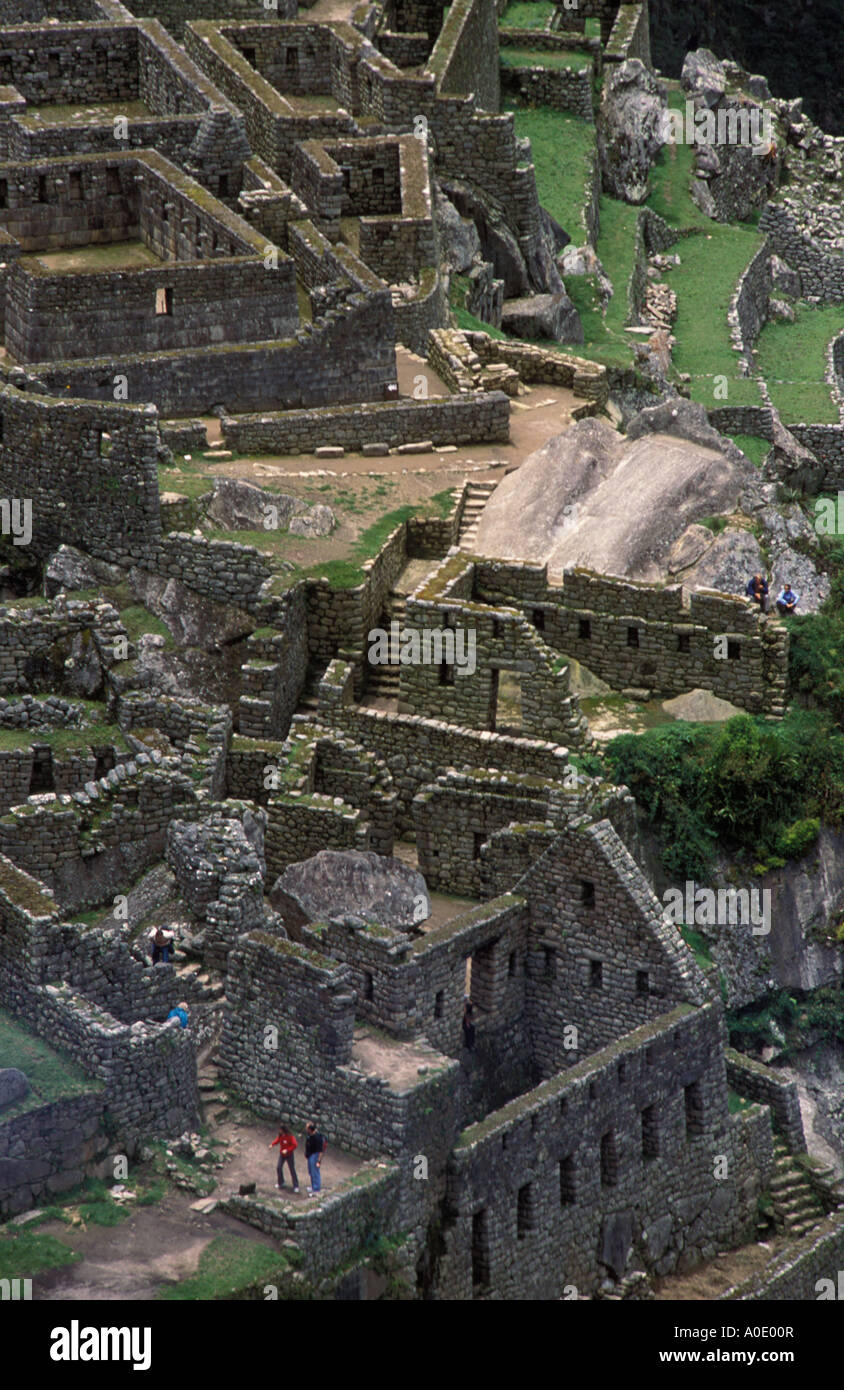 Prison Quarters and Dwellings Machu Picchu Peru Stock Photo - Alamy