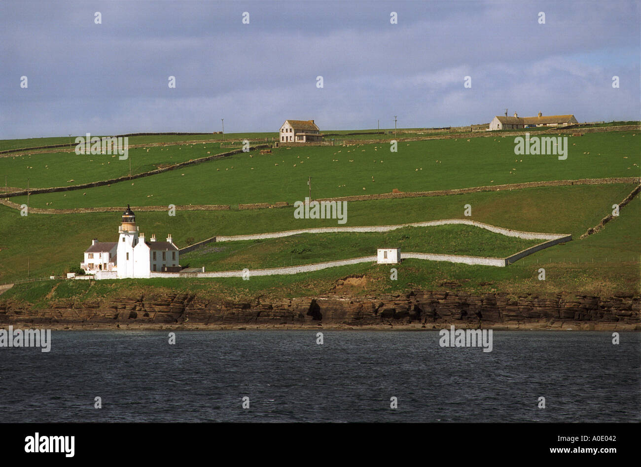 Holborn Head lighthouse Scotland Stock Photo - Alamy