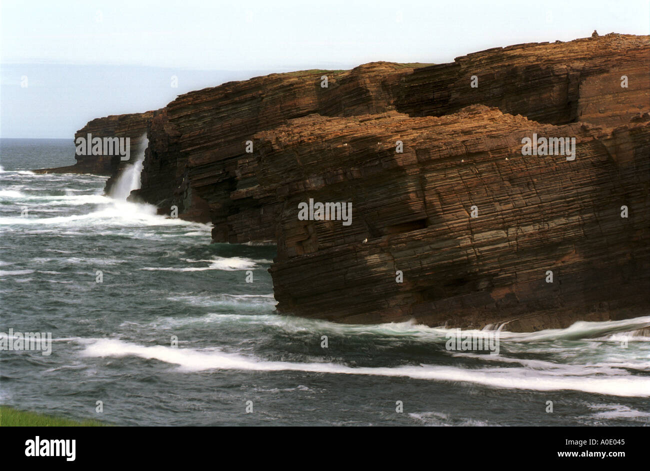 Cliffs of Yesnaby Orkney Islands Stock Photo - Alamy