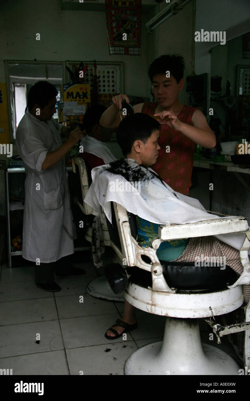 Beijing barber shop hi-res stock photography and images - Alamy