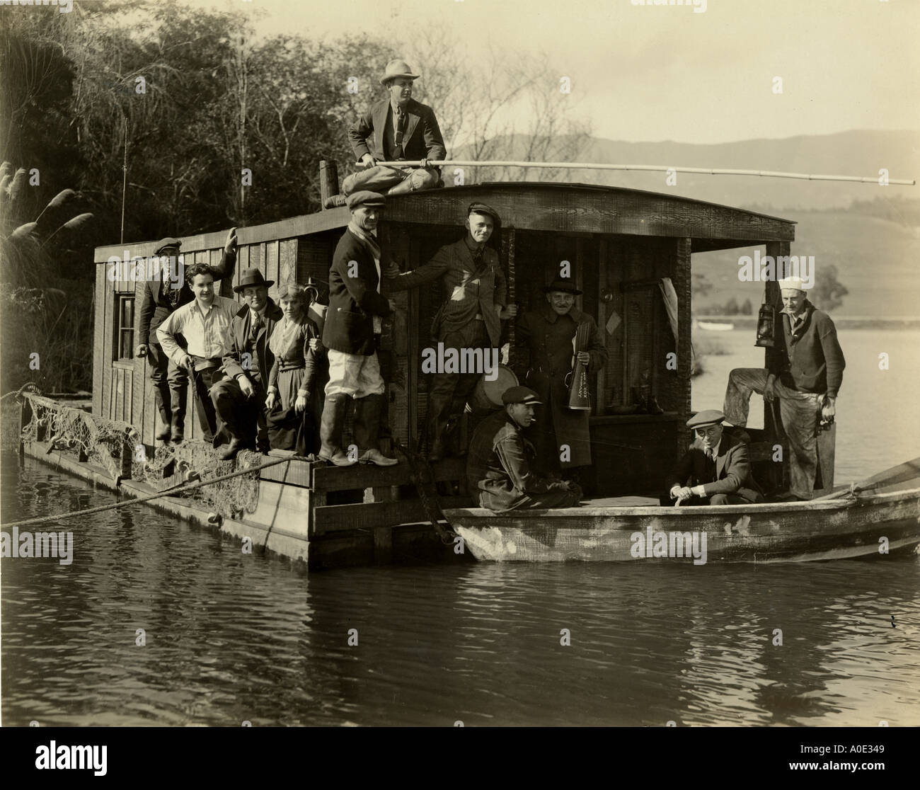 1910s fishing boat hi-res stock photography and images - Alamy