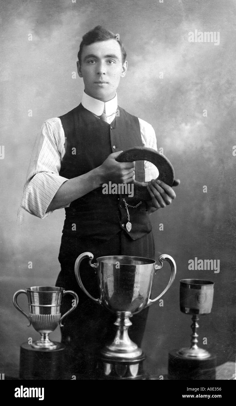 White trophy Black and White Stock Photos & Images - Alamy