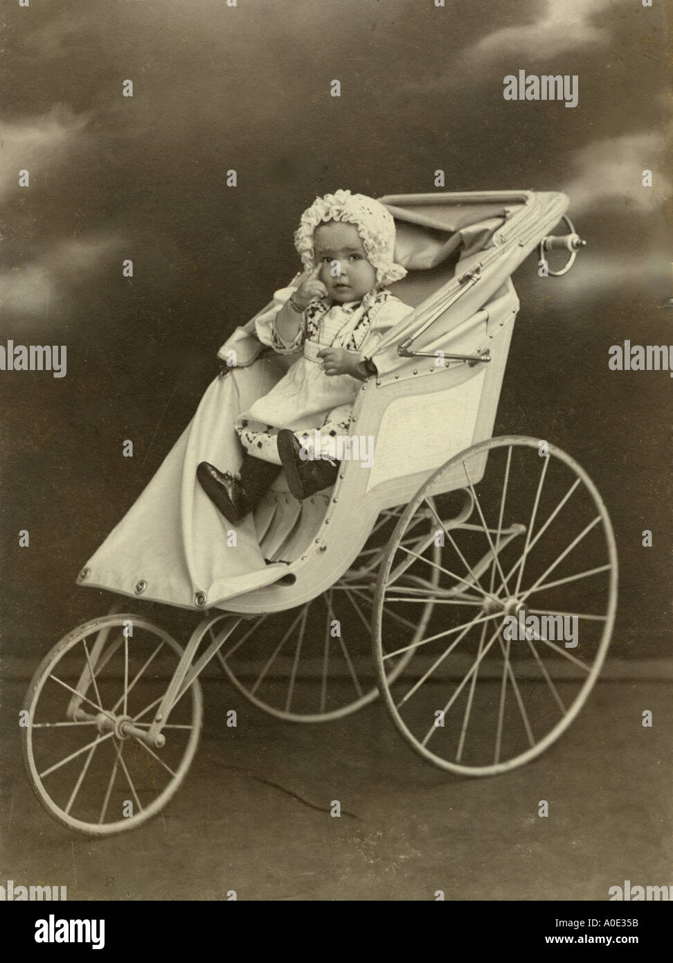 Three wheeled baby carriage hi-res stock photography and images - Alamy
