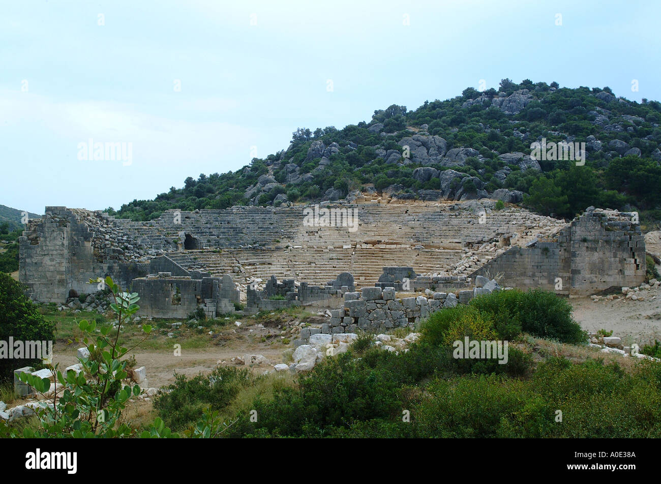 Roman amphitheatre Patara Turkey Stock Photo - Alamy