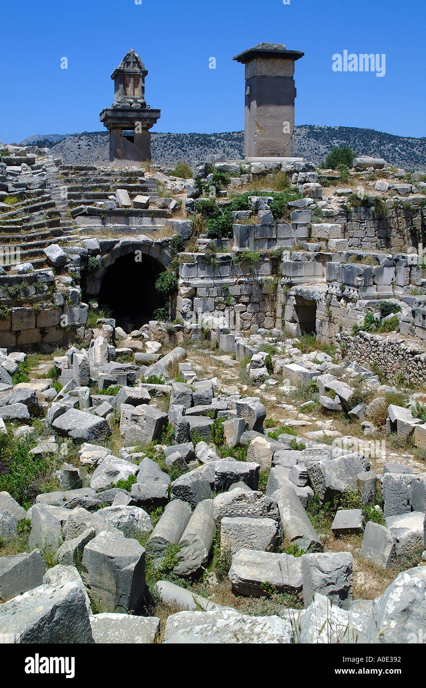 Xanthos roman amphitheatre hi-res stock photography and images - Alamy