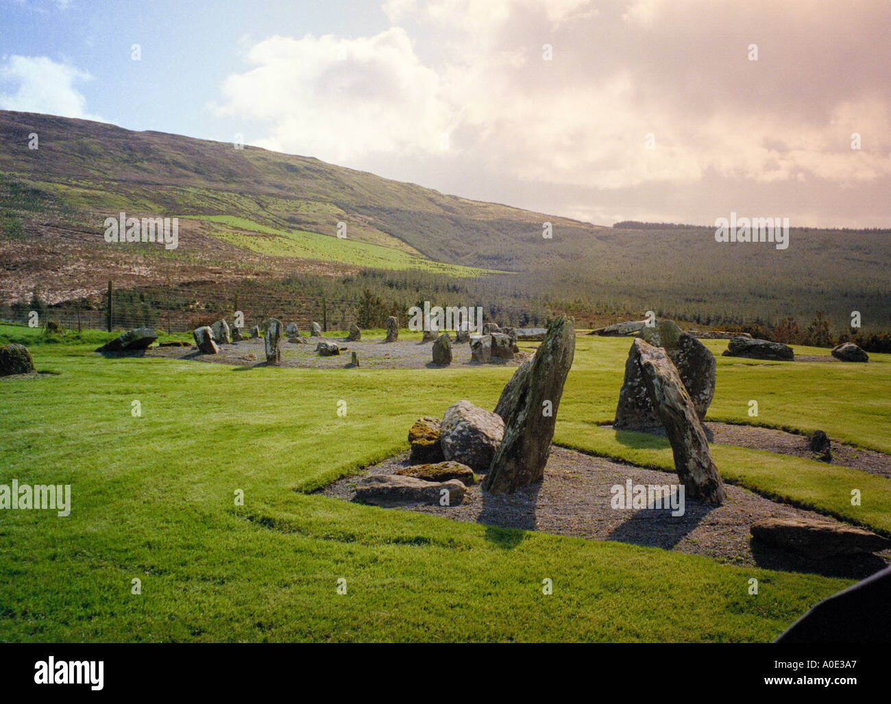 Stone Circle near Millstreet Co Cork Ireland Stock Photo - Alamy