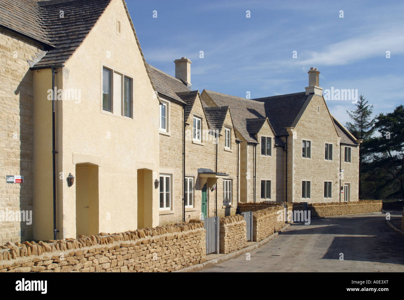 UK. A new property development Stock Photo - Alamy