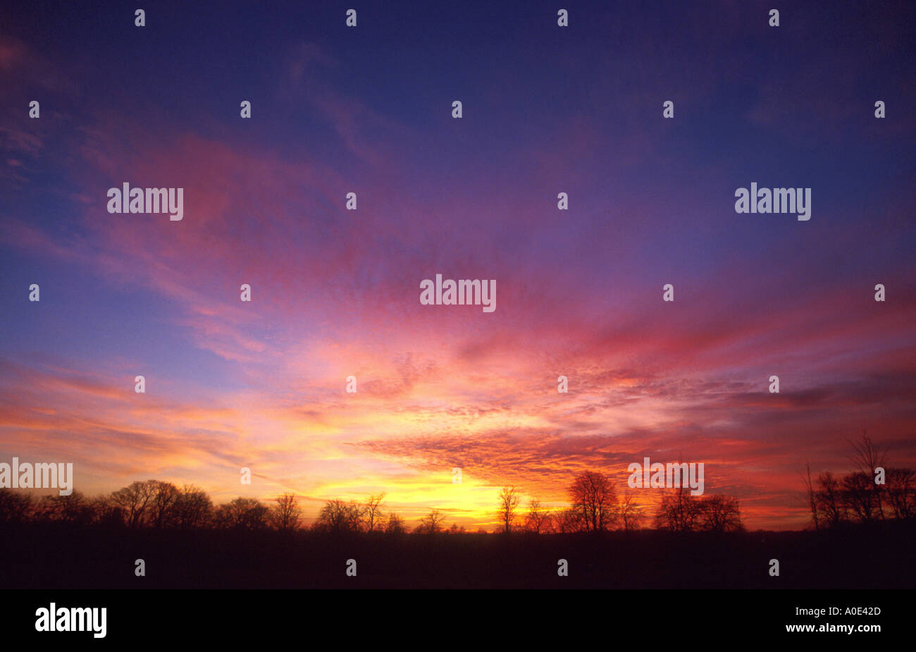 EVENING SKY WITH CLOUDS, NORWICH, NORFOLK EAST ANGLIA ENGLAND UK Stock ...