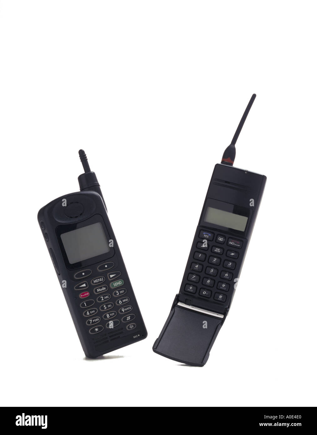 2 cell phones Stock Photo - Alamy