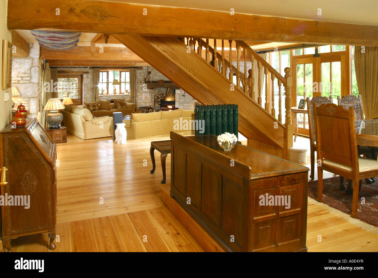 Converted barn interior hi-res stock photography and images - Alamy
