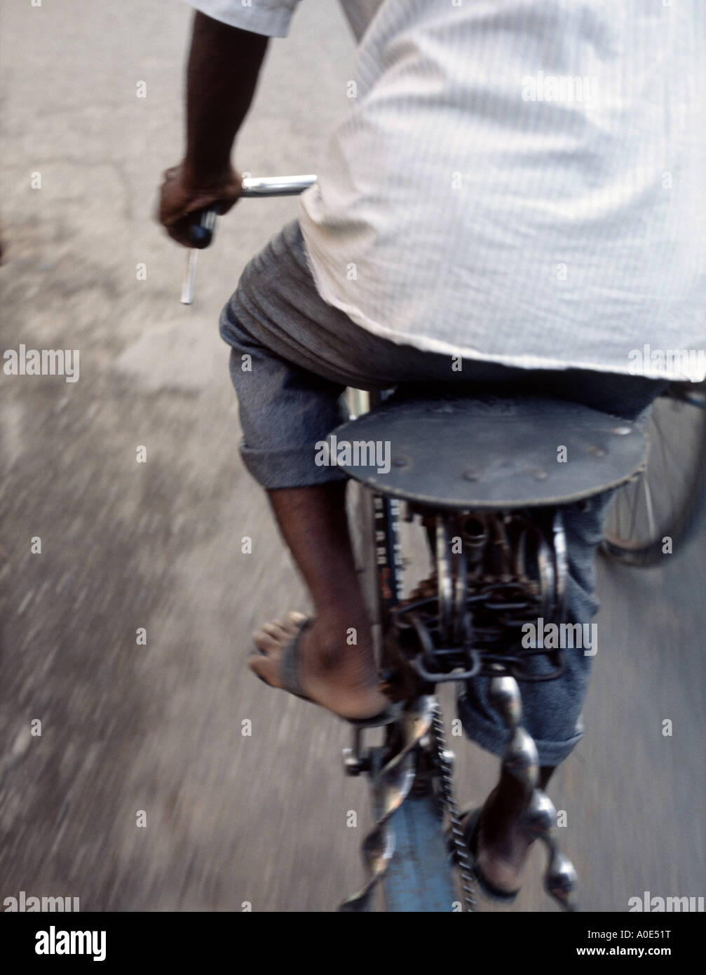 Driving Indian Rickshaw Stock Photo - Alamy