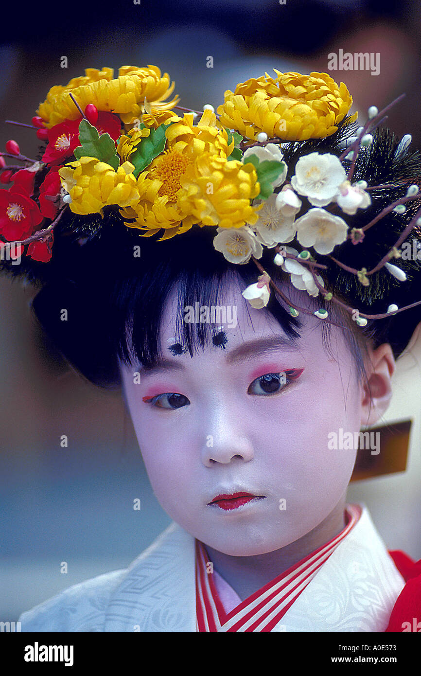Japanese festival in Kitano Shrine Kyoto Stock Photo - Alamy