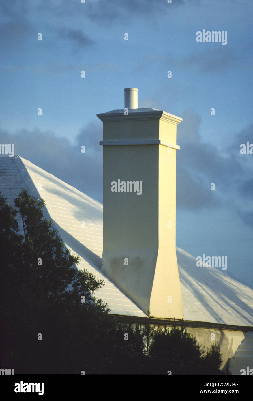 A Bermuda chimney Stock Photo - Alamy