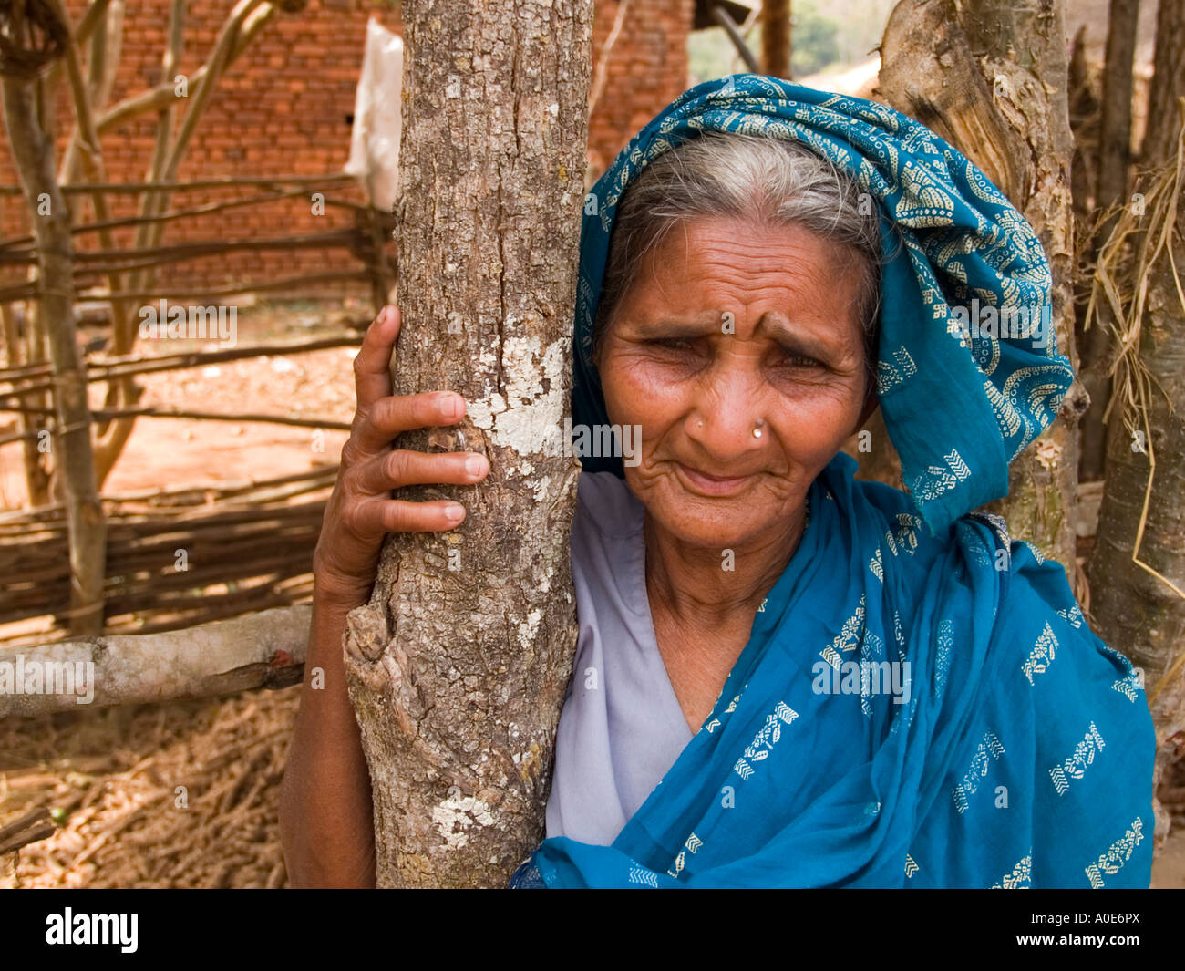 Woman smiling rural indian smile hi-res stock photography and images ...