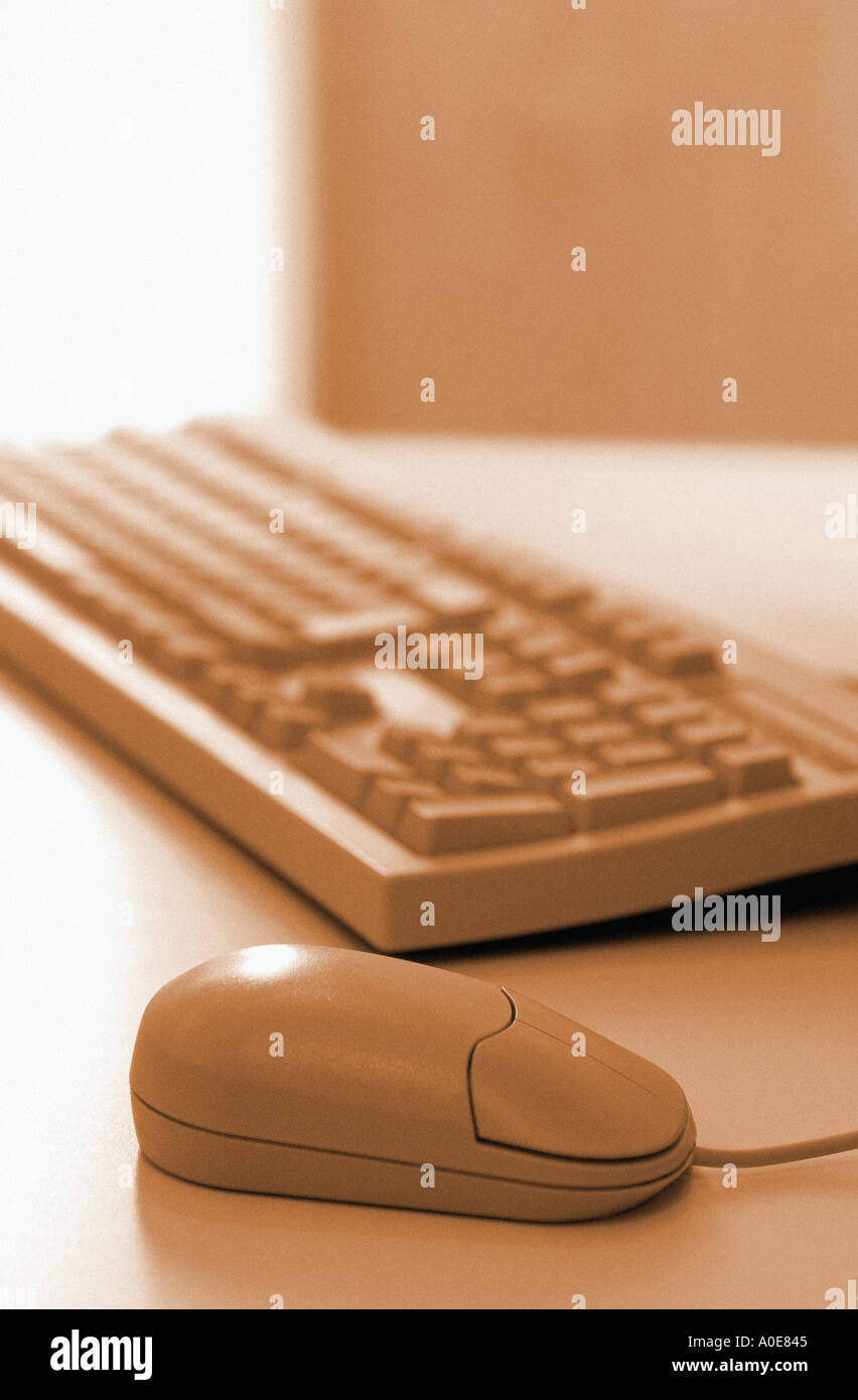 computer keyboard and mouse Stock Photo - Alamy