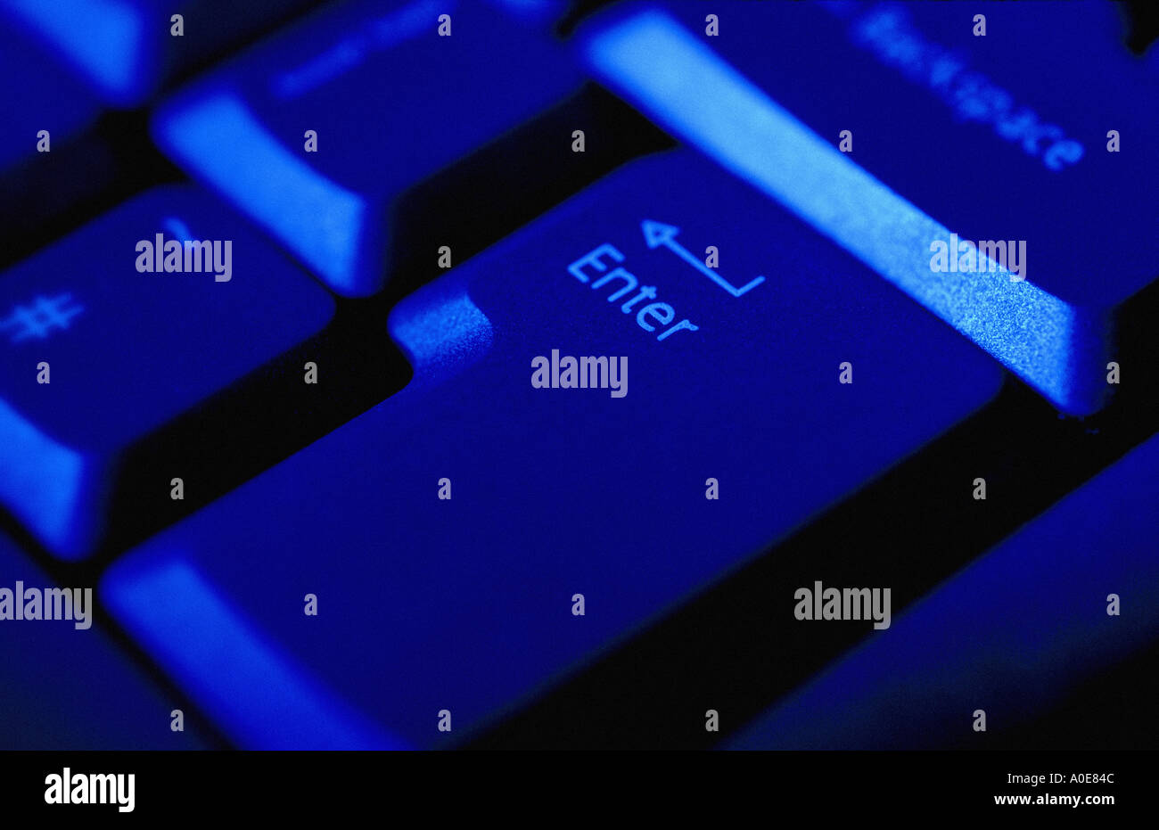 enter key on computer laptop Stock Photo - Alamy